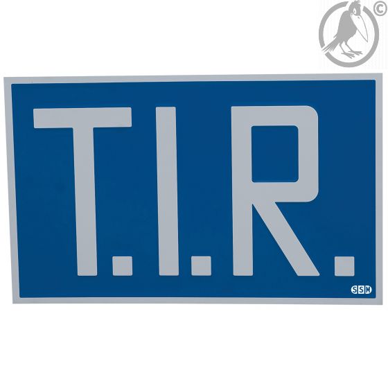 TIR-Schild, klappbar, Aluminium, 400 x 250 mm